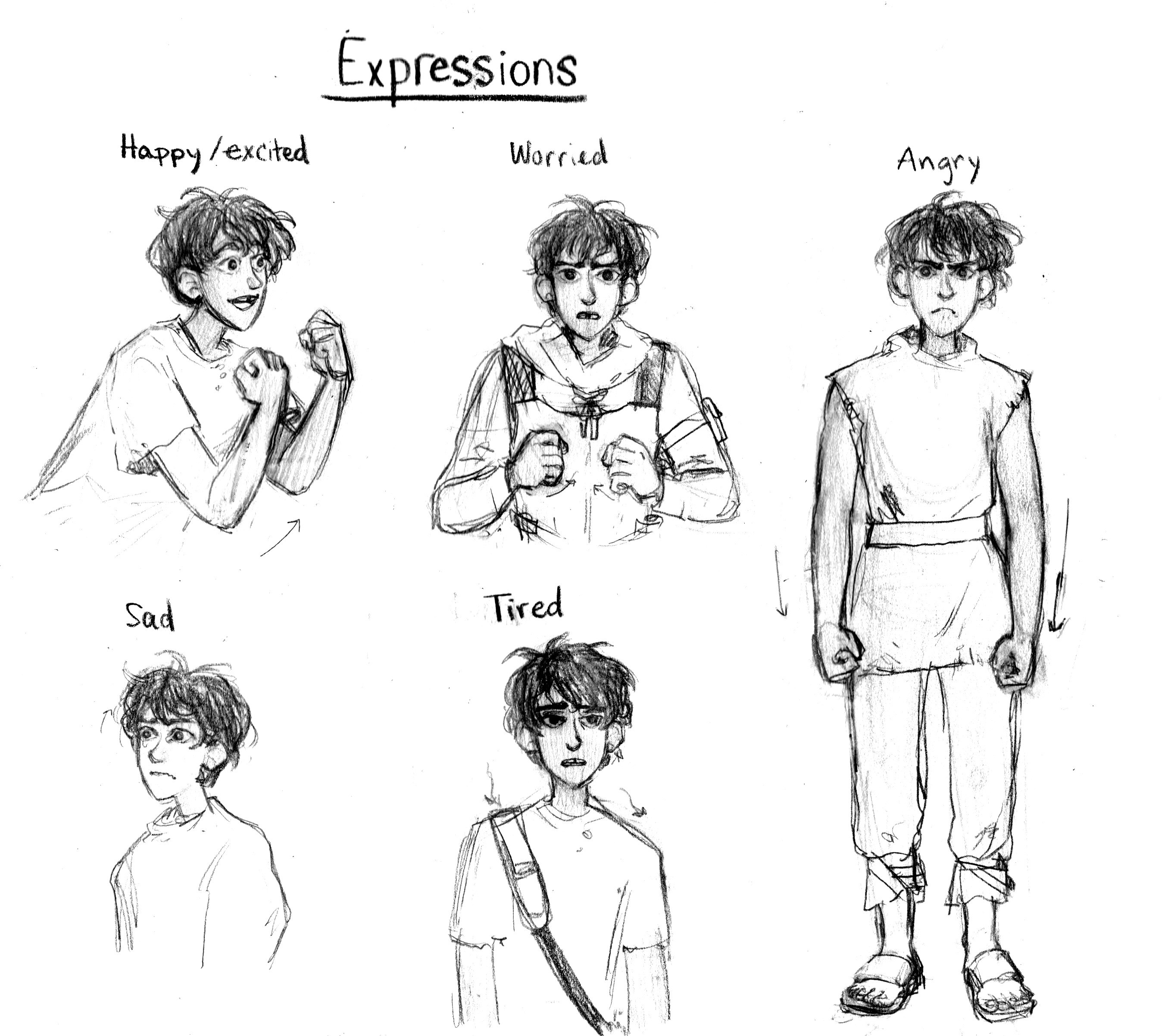 Visual development – fleshing out a main character – Camille Perron ...